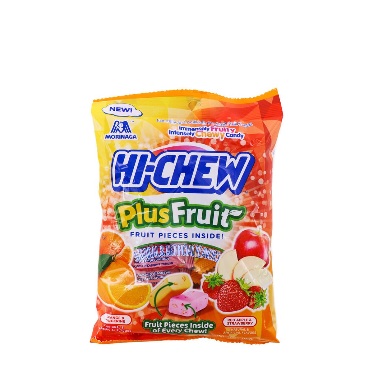 Hi-Chew Plus Fruit – Double-Layer Fruity Chewy Candy 80g – Woori ...