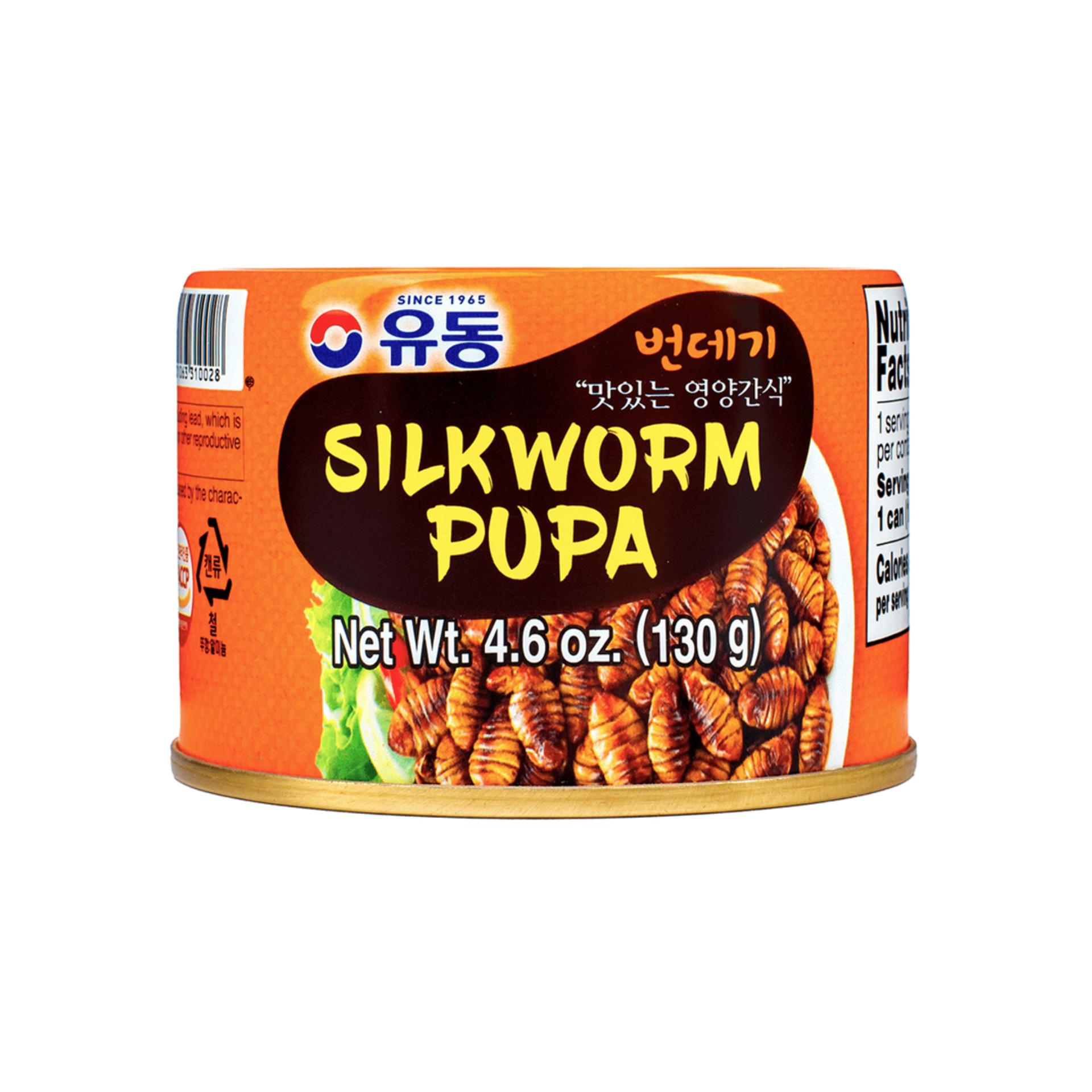 Yoodong Silkworm Pupa 130g – Korean Beondegi Snack – Woori Marketplace